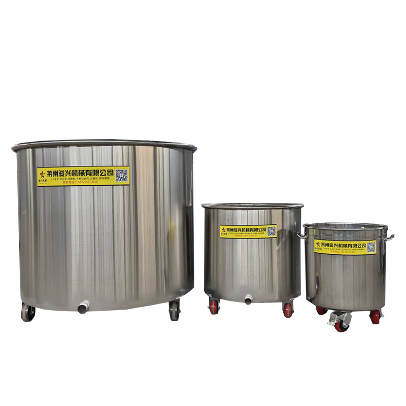 Stainless Steel Dispersing Barrel Mixing Tank Mobile Stainless Steel ...