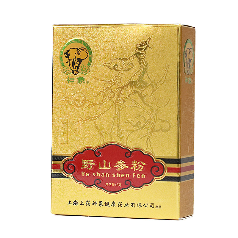 Shangyao God Elephant Wild Ginseng Powder - 1g x 2 Sticks, 5 Boxes ...