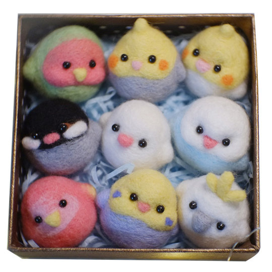 DIY Handmade Wool Felt Kit for Creating Cute Animals and Desserts
