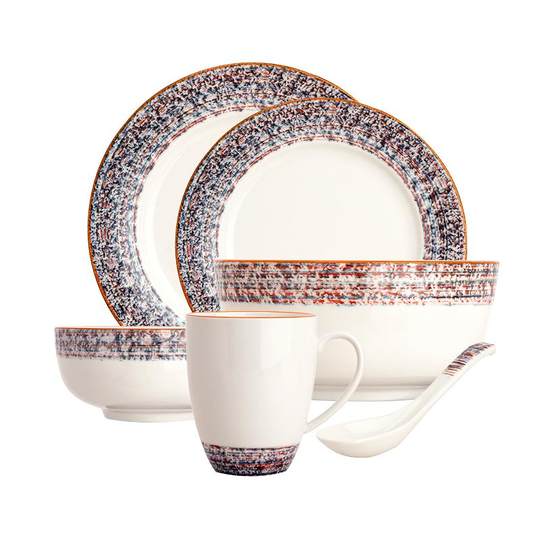 Lomonosov Porcelain Land Art Tableware Set - Russian Emperor Collection