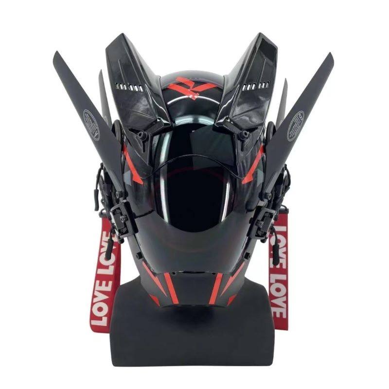قناع cyberpunk لشحن غطاء رأس kamen rider | هدية خوذة وظيفية