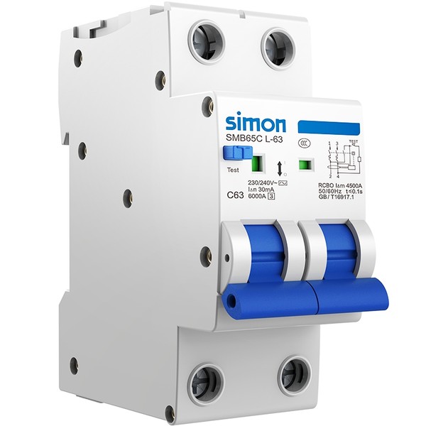 Simon 65c leakage household switch 63a protection | Simon Leakage Protector