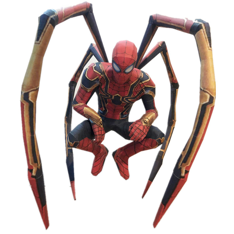 Model Kertas Rusa Spiderman 3D - Kit Kerajinan DIY Pahlawan Marvel