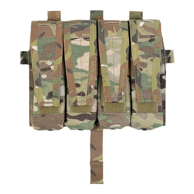 Panel de Ataque Pewtac Flip Quad SMG - Compatible con JPC 2.0