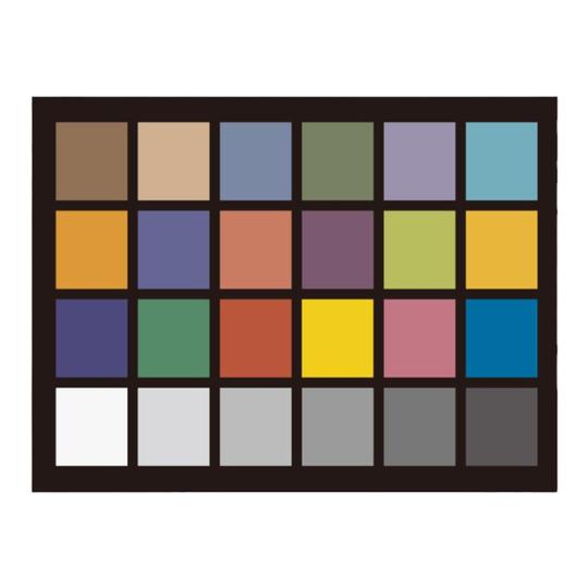Color Pass 24-Color Standard Color Card - Photography & Mobile Calibration