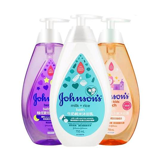 Gel douche pour bébé johnson & johnson - formule nourrissante et hydratante