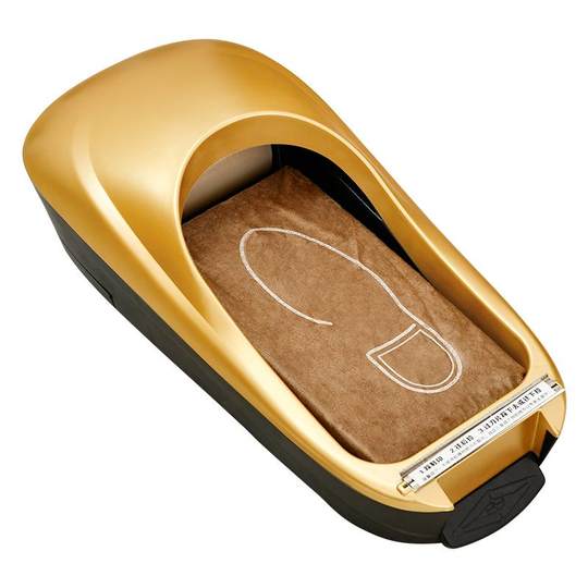 Automatic Shoe Cover Machine - Smart Wear Overshoe Device for Indoor Use