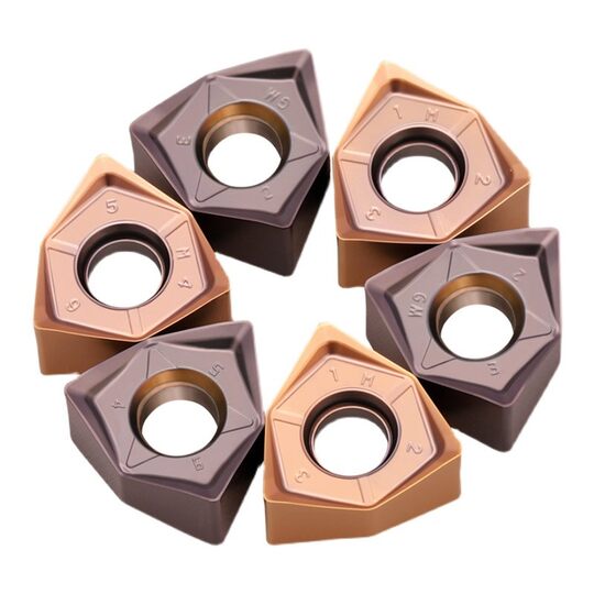 90 Degree Fast Feed Face Milling Insert - WNMU080608 for Deep Cutting ...