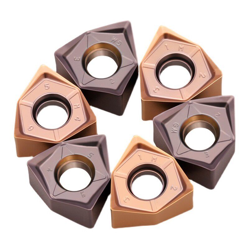 90 Degree Fast Feed Face Milling Insert - WNMU080608 for Deep Cutting ...