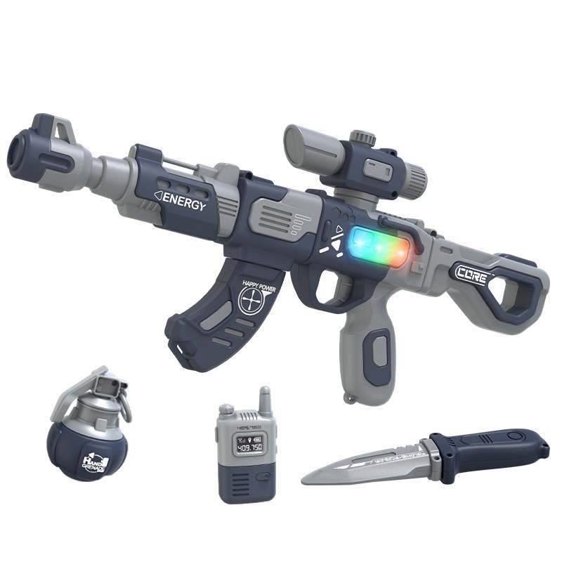 Children's Toy Gun | Electric Sound and Light | DIY Assembled Magnetic Gun
