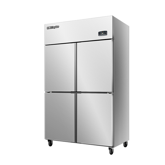 Royalstar 800L Stainless Steel 4-Door Commercial Refrigerator Freezer