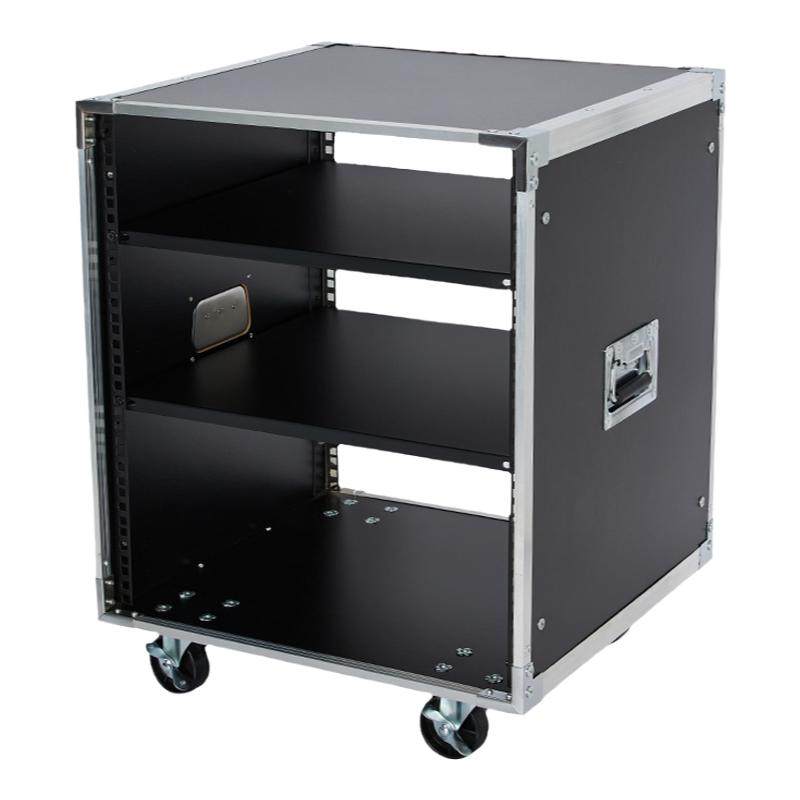 Outsound 12u professionelles flightcase, verstärkerschrank, mixer-rack ...