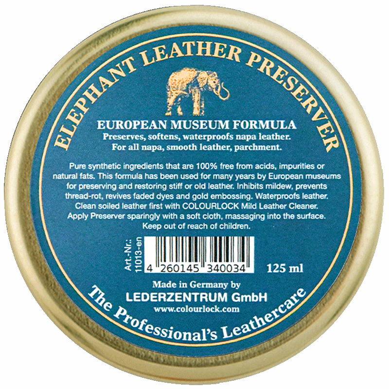 Swissvax Elephant Fat Cream Leather Care Car Interior Wax Seat Maintenance