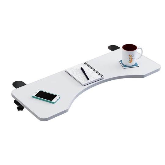 Desktop extension plate - Punch-free hand rest for computer, extra ...