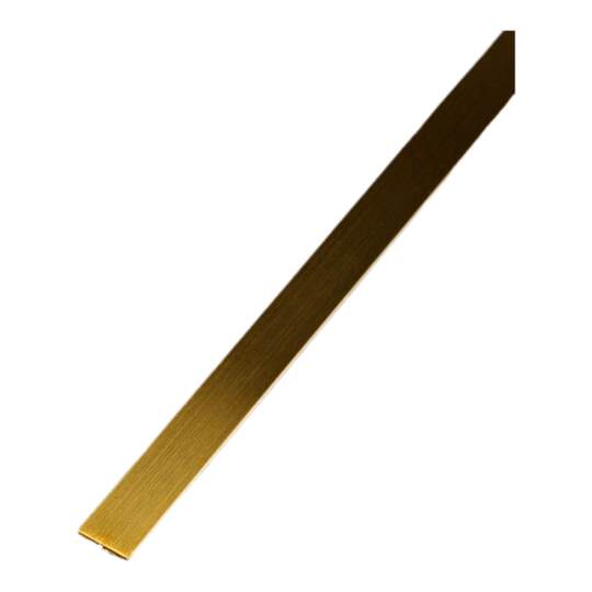 Brushed Rose Gold Stainless Steel T-Bar Card Strip for Door Frame ...