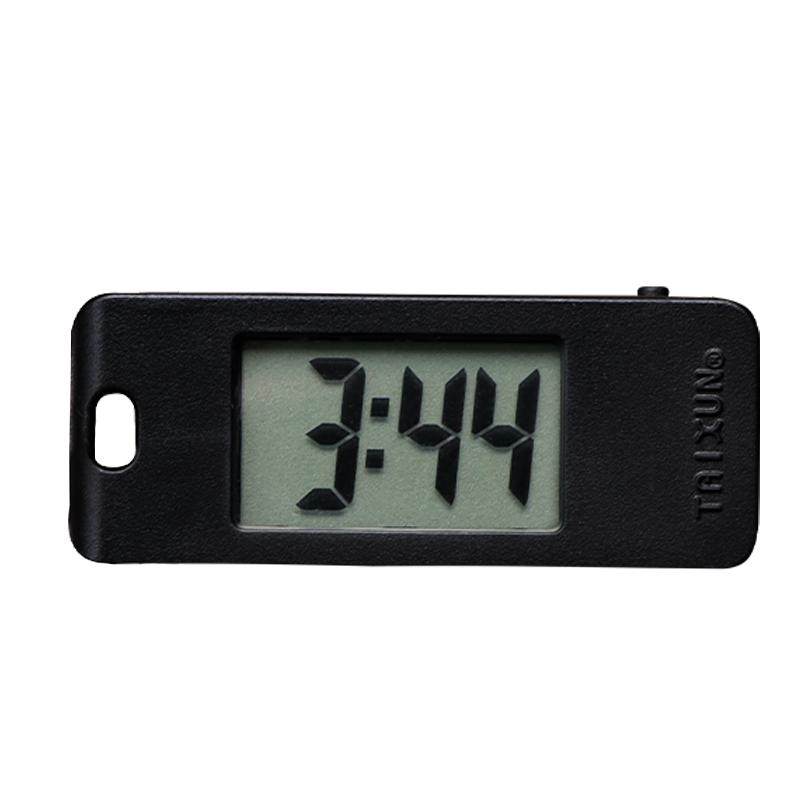 Taixun ミニ電子時計 - 静音キーチェーンクロック