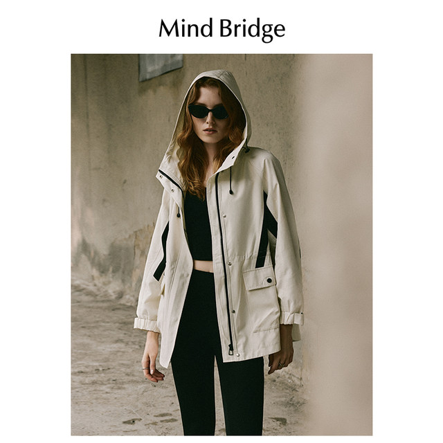 MB MindBridge2024 New Hooded Jacket Women's Urban Outdoor Jacket Autumn ...