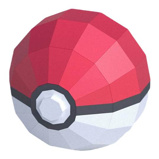 Pokémon Ball Handmade DIY Paper Mold - Creative Animation Peripheral