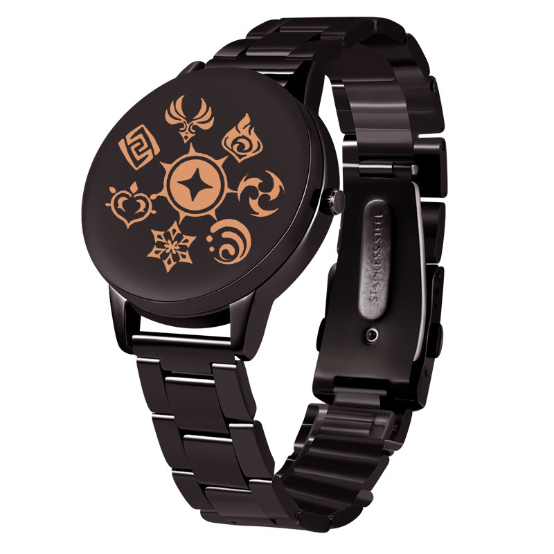 Genshin Impact Peripheral Watch Game Men and Women Flip Clock Animation ...
