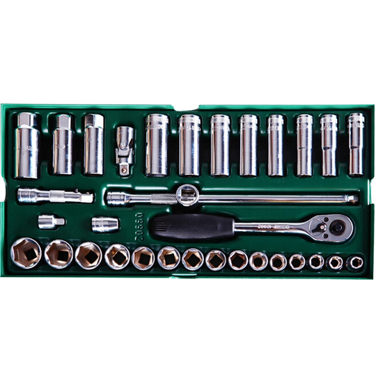 Sata 33-dijelni set alata za popravak automobila - Set brzih čegrtaljki ...
