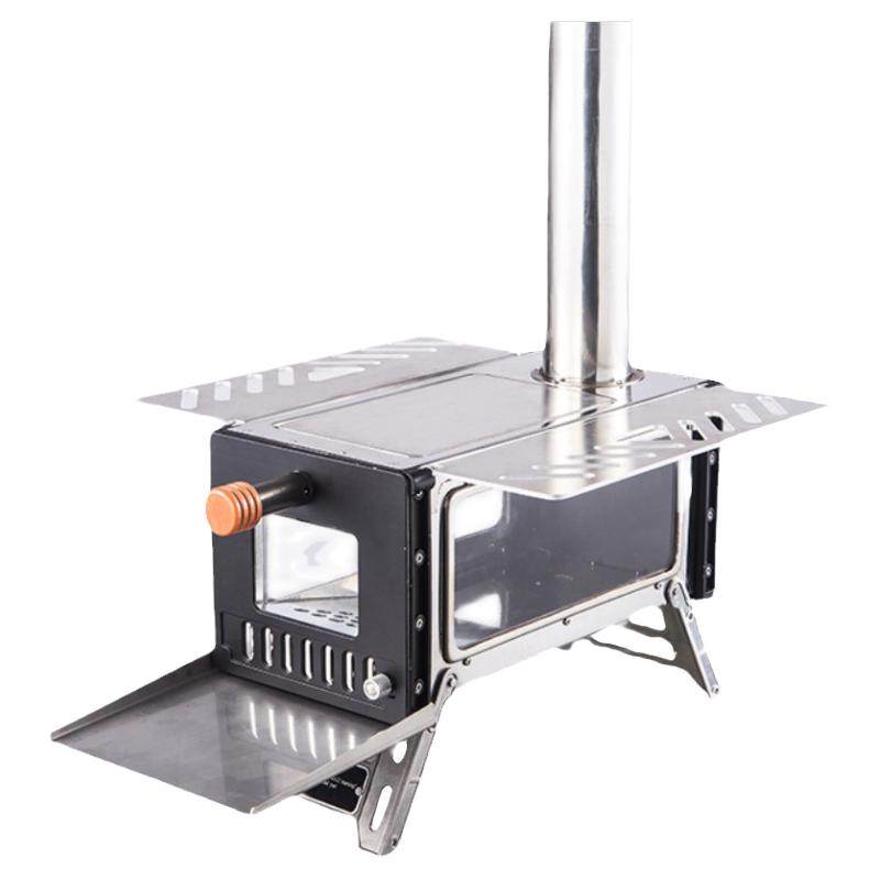 Hantu Double-Sided Window Mini Stove Outdoor Camping Tent Picnic Wood Stove