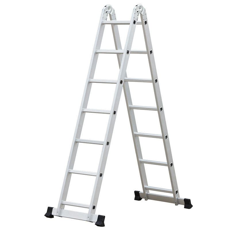 Aluminum Alloy Dual-Purpose Ladder Stamping Herringbone Engineering ...
