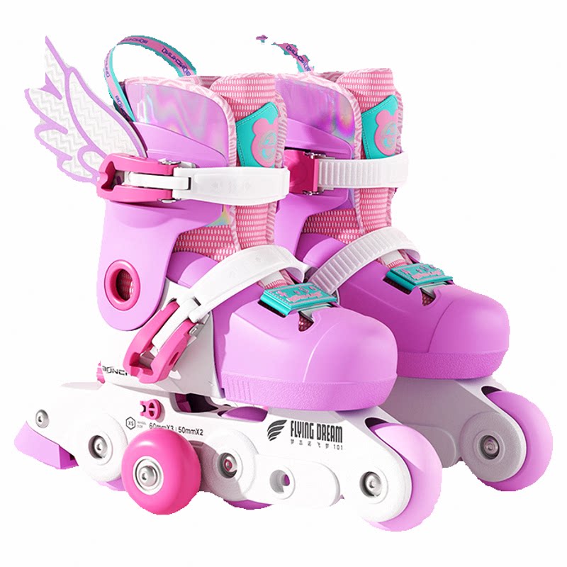 Toddler Roller Skates for Boys and Girls - Double Row Skates with ...