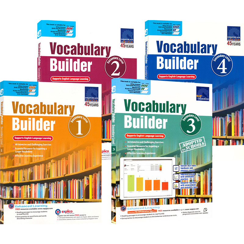 Sap vocabulary builder secondary level 1-4 junior high school english ...