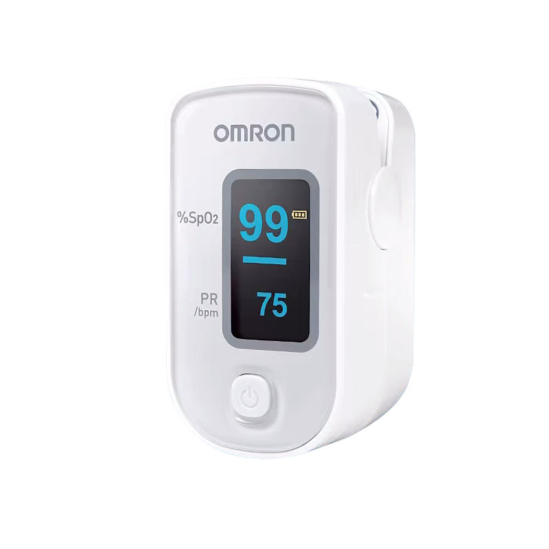 Omron Finger Clip Oximeter - Blood Oxygen Saturation Detector for Home ...