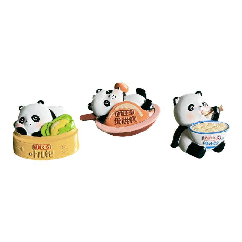 مغناطيس قاعدة lohas panda chengdu - زينة ثلاجة إبداعية ثقافية، تذكار ...