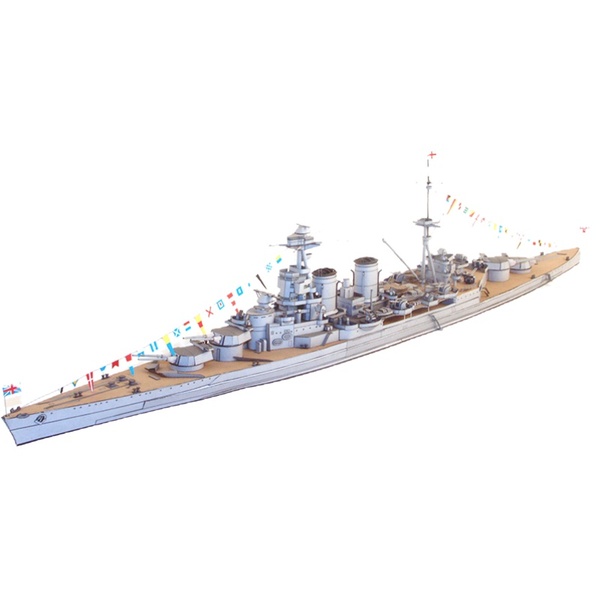 British battlecruiser hms hood 1 400 paper model | Junwu zhai ...