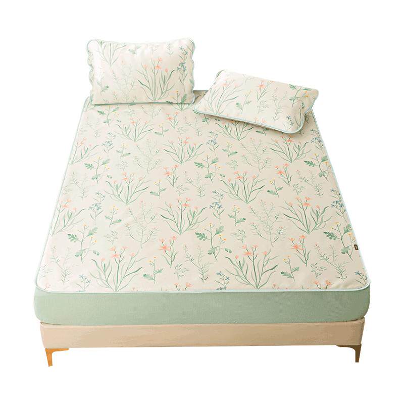 Machine-Washable Soft Mat Set for Summer Dormitory Use