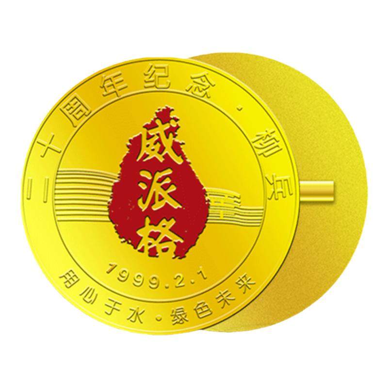 Pure Gold Badges - Custom Gold-Plated Commemorative Badges, Custom ...