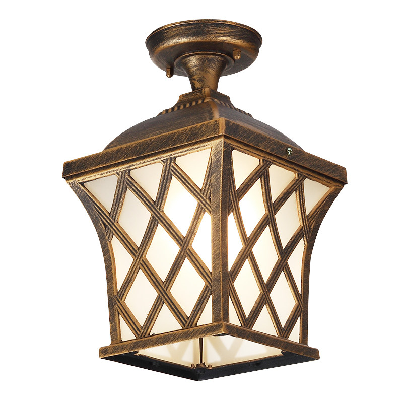 Glass Sunroom Ceiling Lamp for Outdoor Areas - Waterproof and Sunscreen