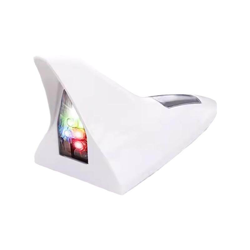 Shark Fin Antenna Strobe Light Solar Car Decorative Shark Fin Light ...
