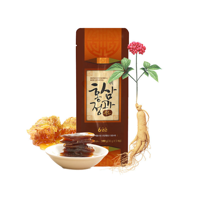Bulaojian Korean Ginseng 6-Year-Old Root: Health Snack, Whole Candied ...