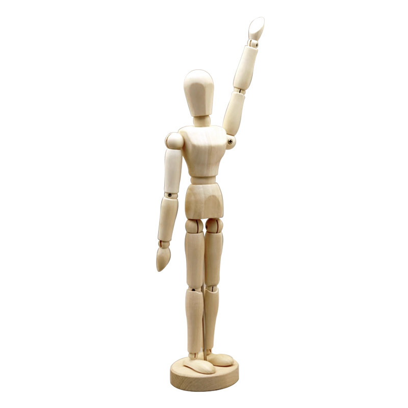 Art Painting Anime Wood Hand Joint Model Male Female Children Small ...