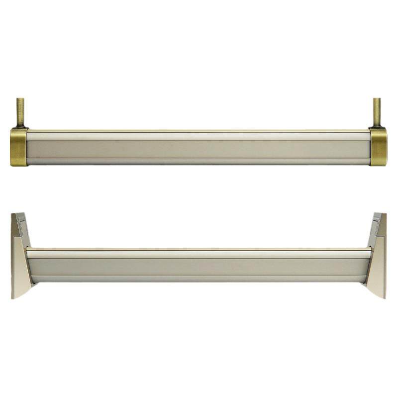 Wardrobe Clothes Rail Fixed Accessories Clothes Hanger Rod Holder ...