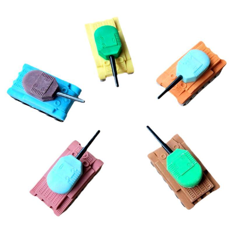 Military Tank 3D Model Eraser - Removable and Assembled Toy for Kids