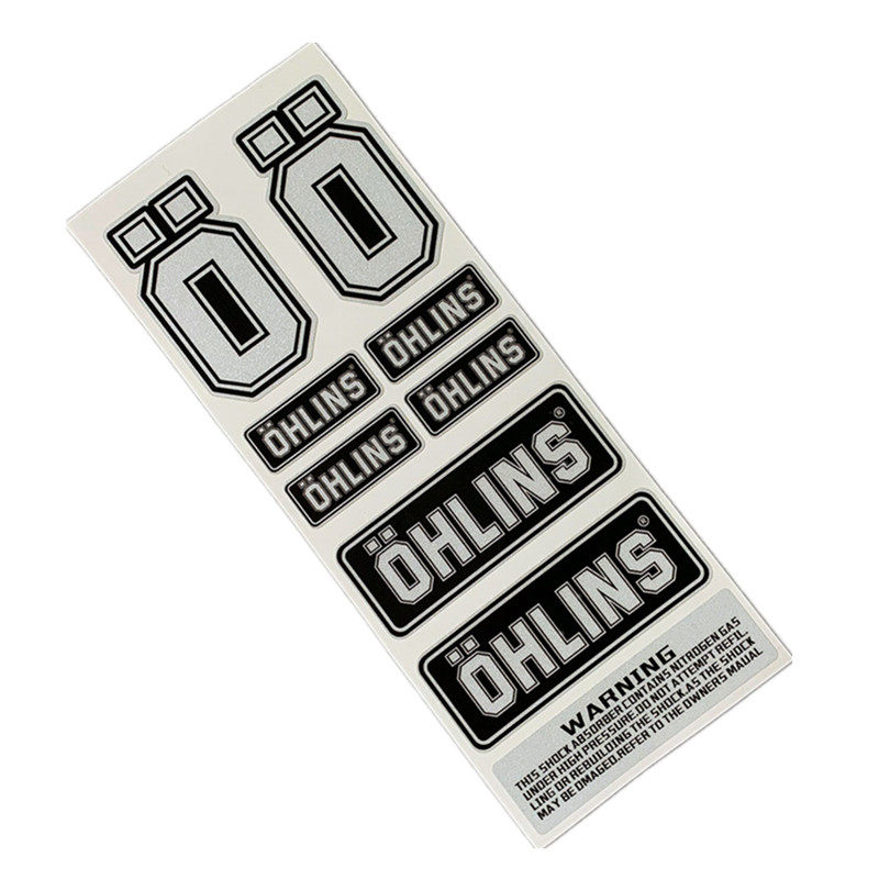 Kercan Motorcycle Shock Absorber Stickers - Reflective, Waterproof ...