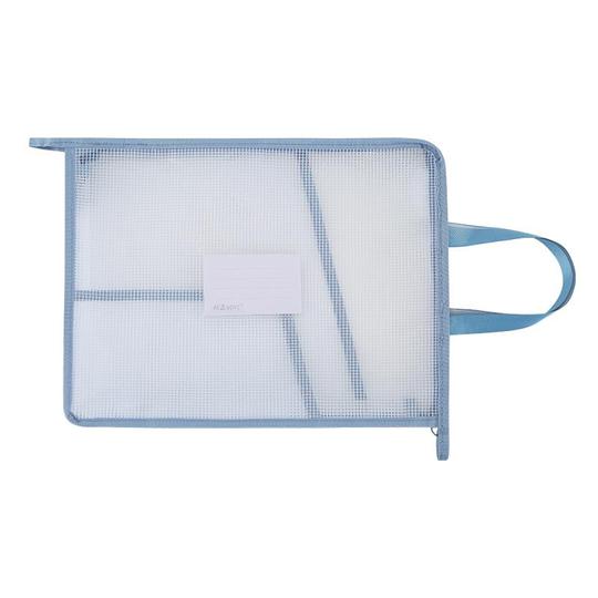 L-Shaped Large Opening File Bag - Transparent A4 Information Bag for ...