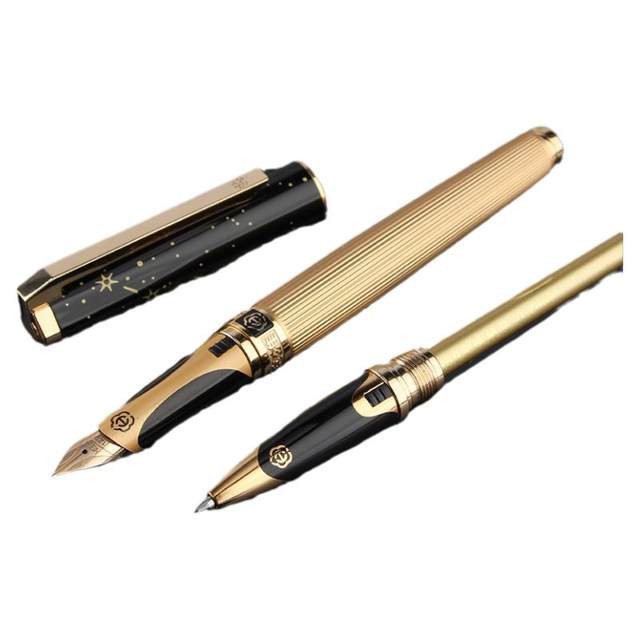 Hero (Hero) Pen 1085 Golden Pen Tip 12K Business Office Gift Box Set ...
