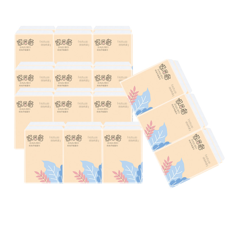 Large Size White Handkerchief Paper Pack with Skin-Friendly Tissue