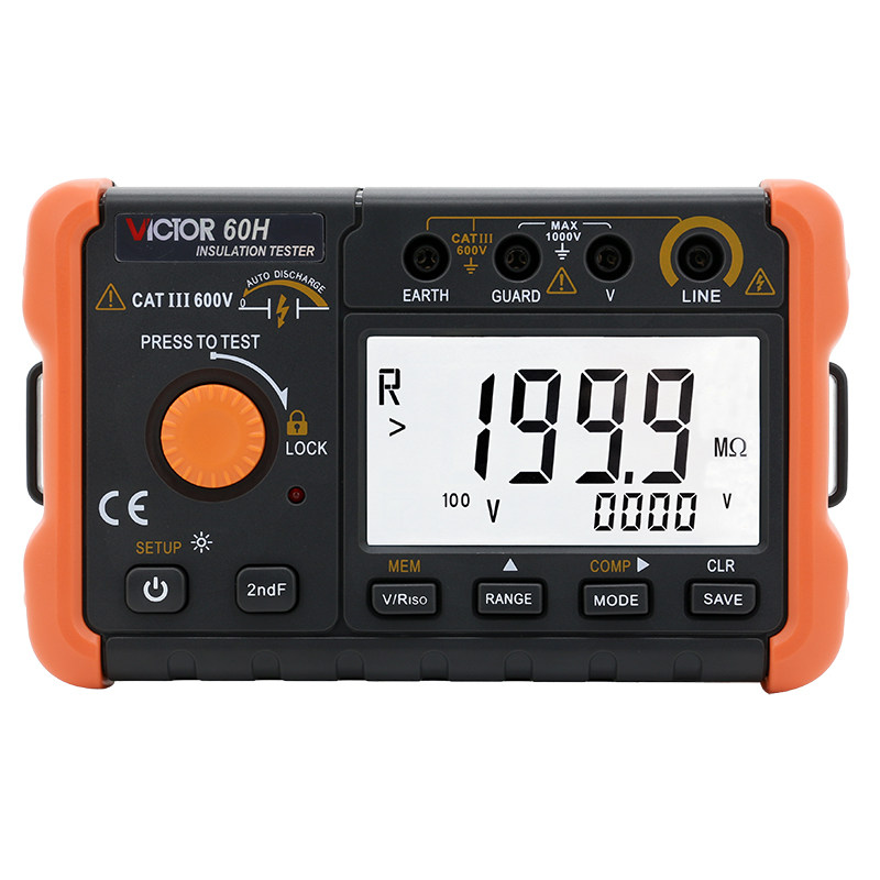 Shengli – testeur de résistance d'isolation 15kv, mégohmmètre numérique ...