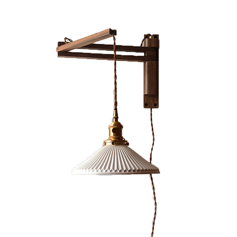 Retro Folding Wall Lamp | Japanese-Style Design | Ideal for Study ...
