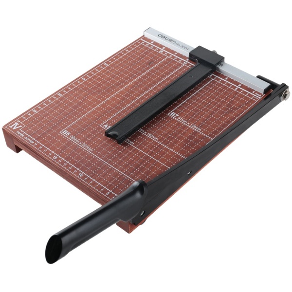 Deli 8004 paper cutter a4 wood photo | Deli Paper Knife | Paper Cutter