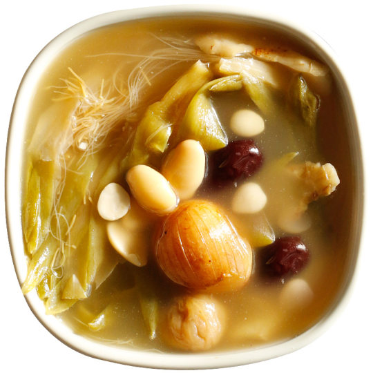 Overlord Flower Red Dates Jade Bamboo Almond Soup - Hot Cough Lung ...