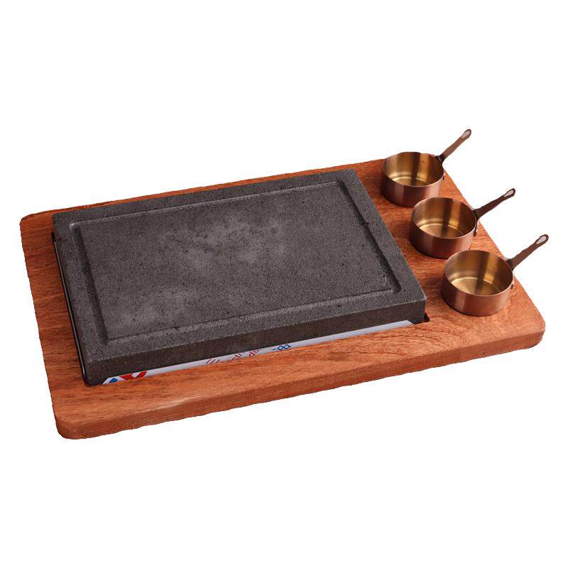 Boyu Volcanic Stone Slab - Hot Stone Cooking Tray