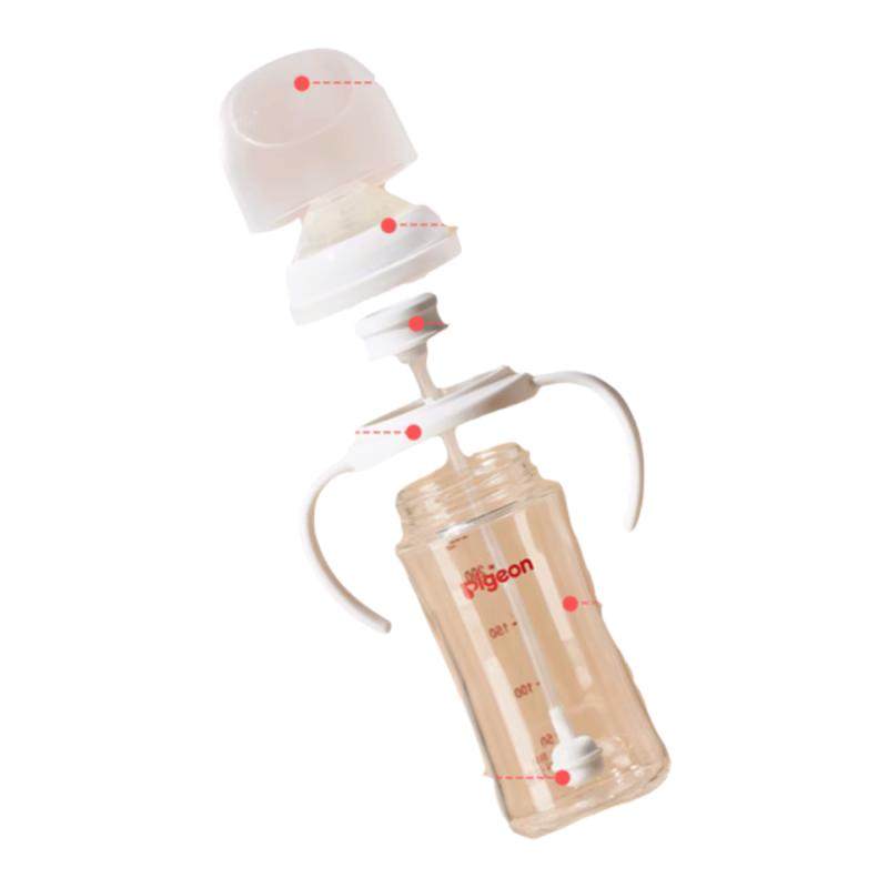 Universal Pigeon Gravity Ball Straw Handle Feeding Bottle Pacifier Cup