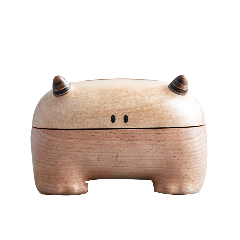 Original Uptown Big Horned Monster Tissue Box Decor